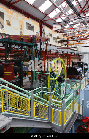 A beam engine at the Enginuity museum, Coalbrookdale, Ironbridge ...