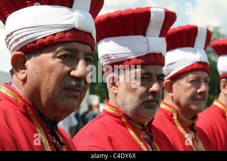 Turkey. Traditional Ottoman Marching band playing at a festival in ...