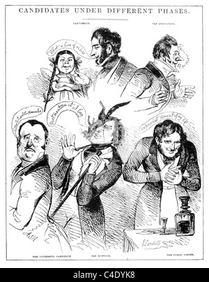 Illustration from an early edition "Punch" magazine by Ebenezer ...