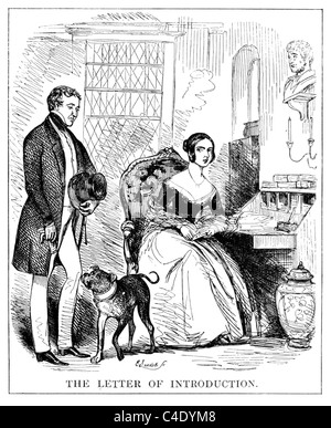 An engraving from Punch Magazine in the 1860s depicting a Briton in the ...