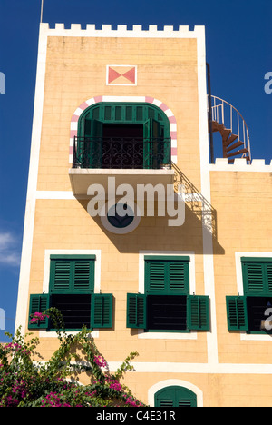 Facade of the Debbane Palace & Museum, Sidon, southern Lebanon Stock ...
