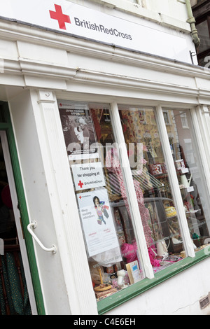 British Red Cross shop, situated in Mardol, Shrewsbury, England Stock ...