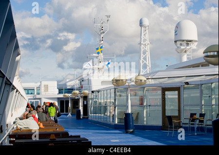 cruise ship desk Stock Photo - Alamy