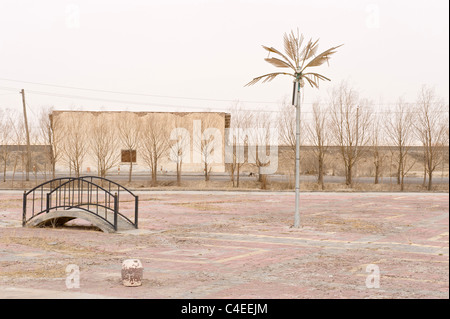 The largest salt lake in China, Cha'erhan Salt Lake, is seen in Golmud ...