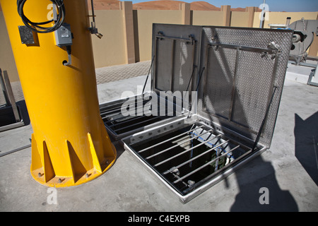 Al Ain Housing project sewerage treatment plant Stock Photo - Alamy