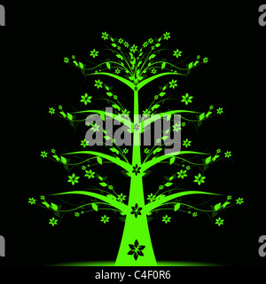 Abstract art tree - Living Forever Stock Photo - Alamy