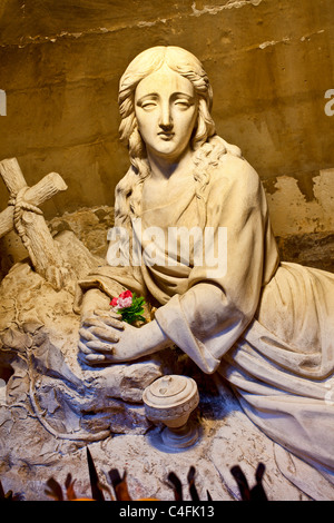 Church Sainte Marie Madeleine (Mary Magdalene), Medieval walled town of ...