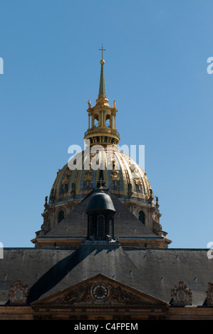 Les Invalides hospital and chapel dome, Paris, France Stock Photo - Alamy
