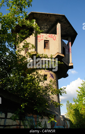 An abandoned East German watchtower in Darchau, Germany Stock Photo - Alamy