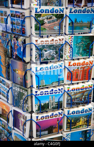 Tourist postcards of iconic London landmarks, England, UK Stock Photo ...