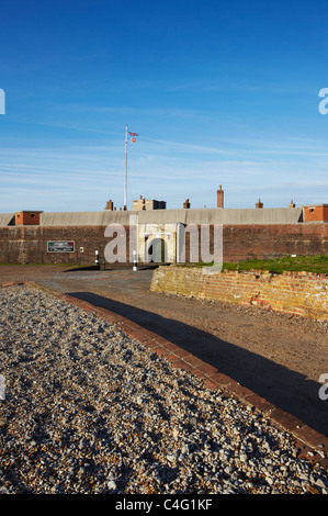 Landguard Fort, Felixstowe Suffolk on a bright sunny May afternoon ...