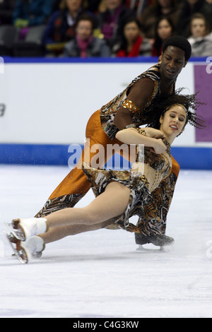 Kharis Ralph and Asher Hill compete in the Free Dance Program at the ...