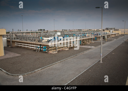Water sewerage treatment plant abu dhabi uae Stock Photo - Alamy