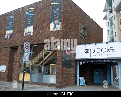 England, Dorset, Poole, Poole Quay, Poole Pottery Shop Display Stock ...