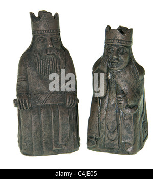The Lewis chessmen (or Uig chessmen, named after the bay where they ...