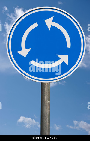 Traffic sign roundabout, Germany Stock Photo - Alamy