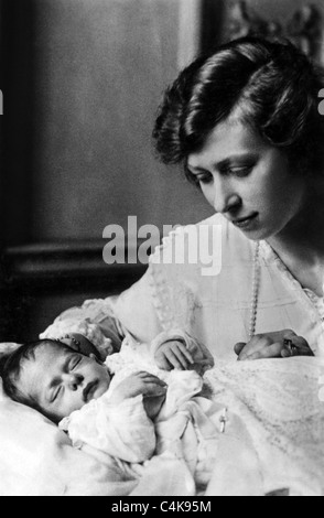 PRINCESS MARY & GEORGE LASCELLES ROYAL FAMILY MOTHER & SON 25 March ...