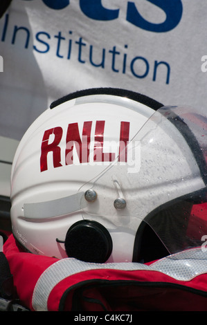 RNLI helmet, UK Stock Photo - Alamy