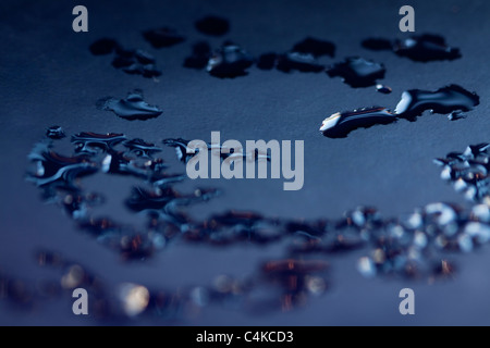 waterdrops on a lid Stock Photo - Alamy