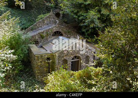 Entrance to Scotts grotto, Ware, Hertfordshire, the biggest grotto in ...