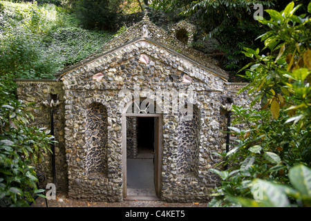 Scotts grotto, Ware, Hertfordshire, the biggest grotto in England Stock ...