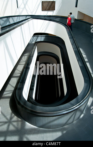 Vatican museum famous spiral ramp from upper floors to ground level ...