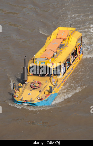 A WWII DUK-W amphibious vehicle (or Duck) converted into a tourist ...