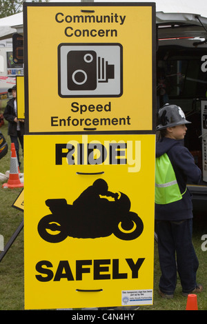 warning sign of community speed watch activity in area, Sutton on ...