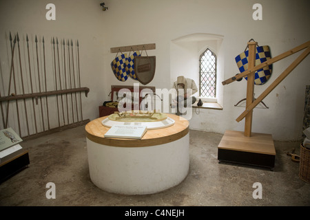 Model of Lewes Castle, East Sussex, England Stock Photo - Alamy
