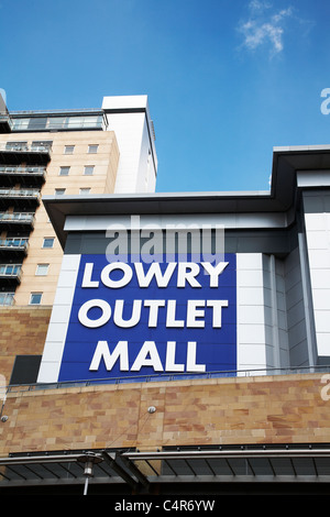 The Lowry Outlet Shopping Mall in MediaCity, Salford Quays Stock Photo ...