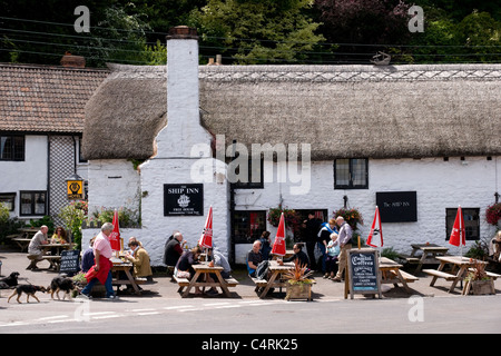 The Ship Inn, Porlock Weir, Porlock, Somerset, England, United Kingdom ...