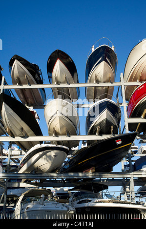 Boat storage in Miami, FL Stock Photo - Alamy