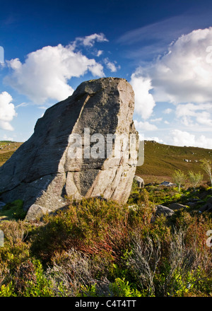 The Drake Stone, a massive sandstone boulder near the village of ...