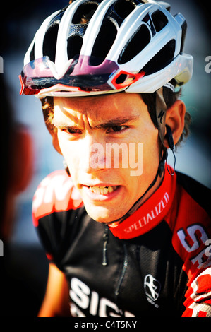 Team IG Sigma Sport rider Simon Richardson at the 2012 Tour of Britain ...