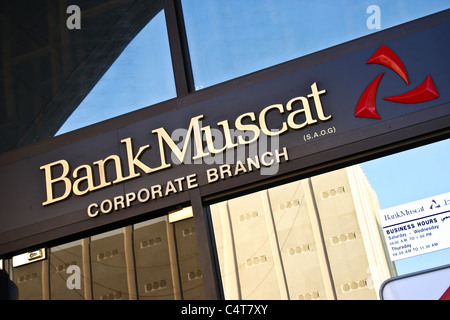 Bank Muscat Building Headquarters Oman Logo Stock Photo - Alamy