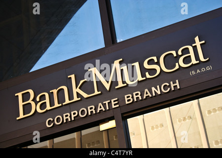Bank Muscat Building Headquarters Oman Logo Stock Photo - Alamy