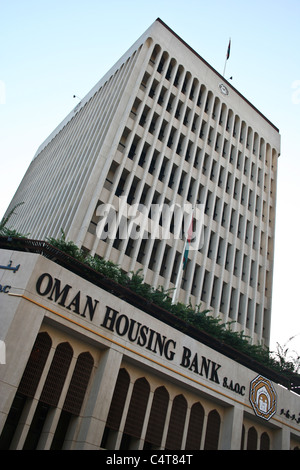 Oman Housing Bank Muscat Building Stock Photo - Alamy