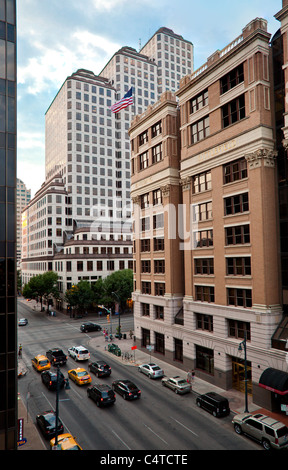 TEXAS Austin Congress Street and 6th Street signs on post at ...
