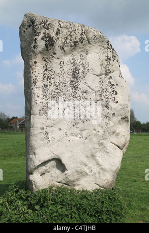 large sarsen stone part of the outer ring stone circle avebury stone ...