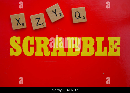 difficult letter scrabble Stock Photo - Alamy