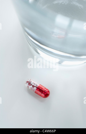 Glass of water ,studio photo Stock Photo - Alamy
