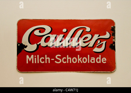 Cailler. Sign. Chocolate Museum. Alprose. Caslano. Switzerland Stock ...