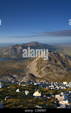 Mountain landscape, Mount Errigal, the tallest peak of the Derryveagh ...
