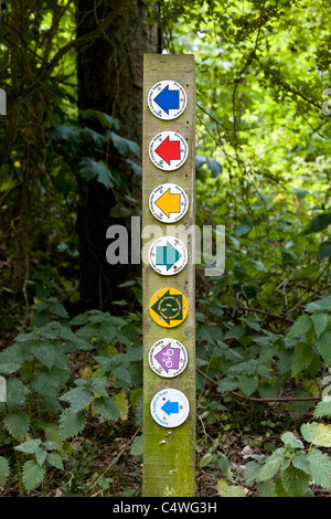 Multi-directional way marker Stock Photo - Alamy