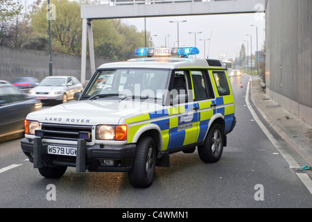 Land Rover Discovery Traffic Unit Metropolitan Police Stock Photo - Alamy