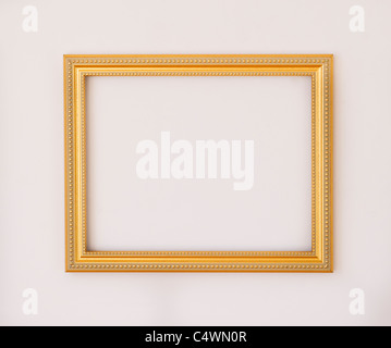 Picture frame on white background Stock Photo - Alamy