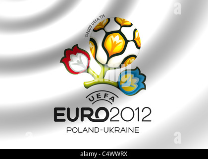Euro 2012 logo flag symbol football Stock Photo - Alamy
