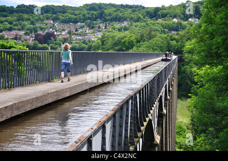Pontcysyllte Aquaduct & Canal, Trevor, Wrexham County Borough, Wales ...