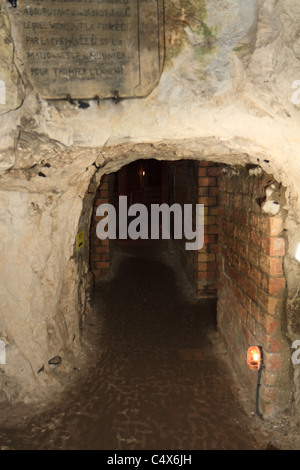 Underground city in Naours, Picardy, France Stock Photo - Alamy