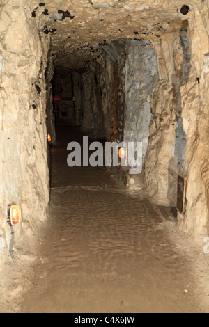 Underground city in Naours, Picardy, France Stock Photo - Alamy